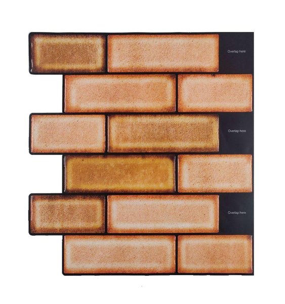 Orange Peel and Stick Tiles – Mosaicowall