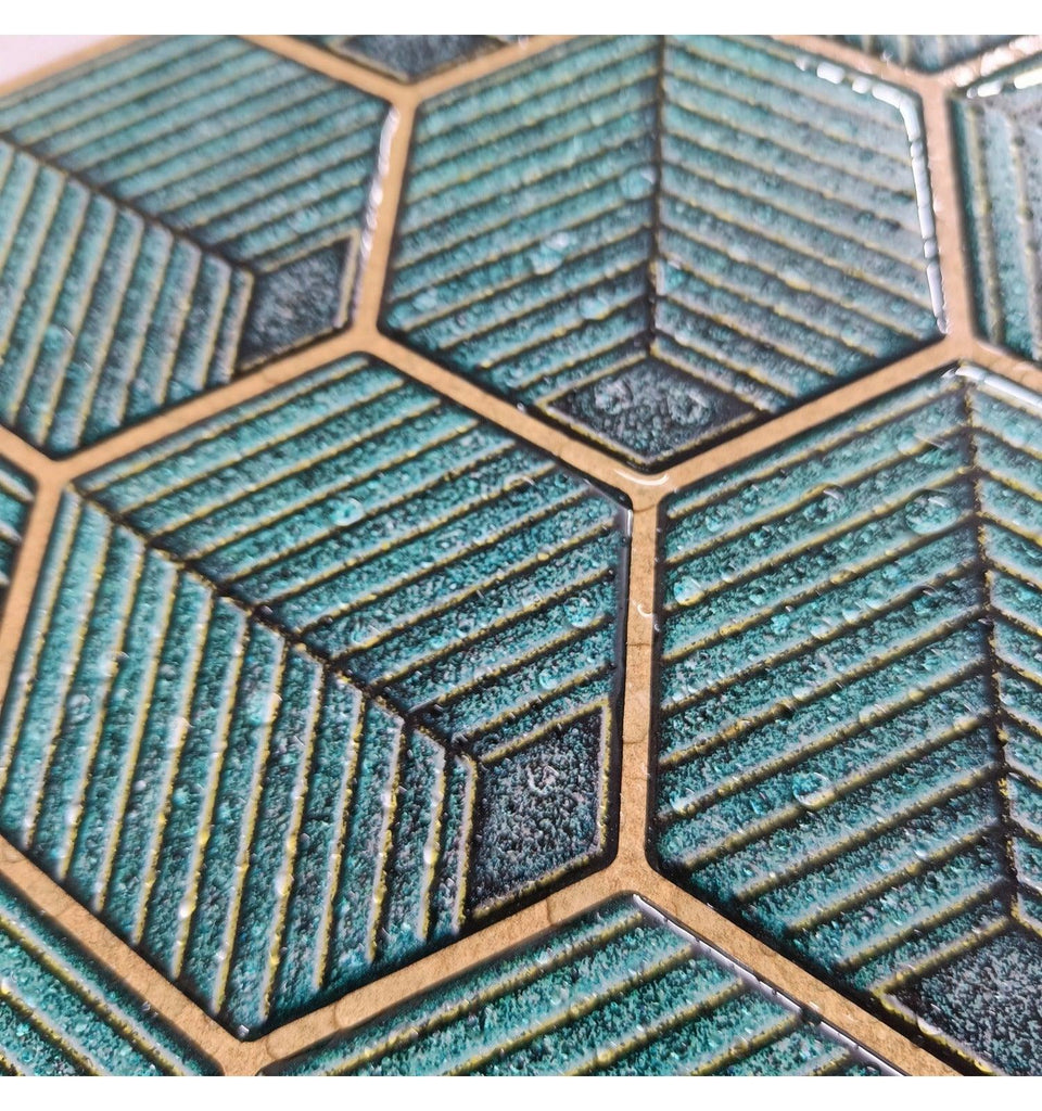 Green Peel and Stick Tiles | Peel and Stick Tiles for Kitchen – Mosaicowall