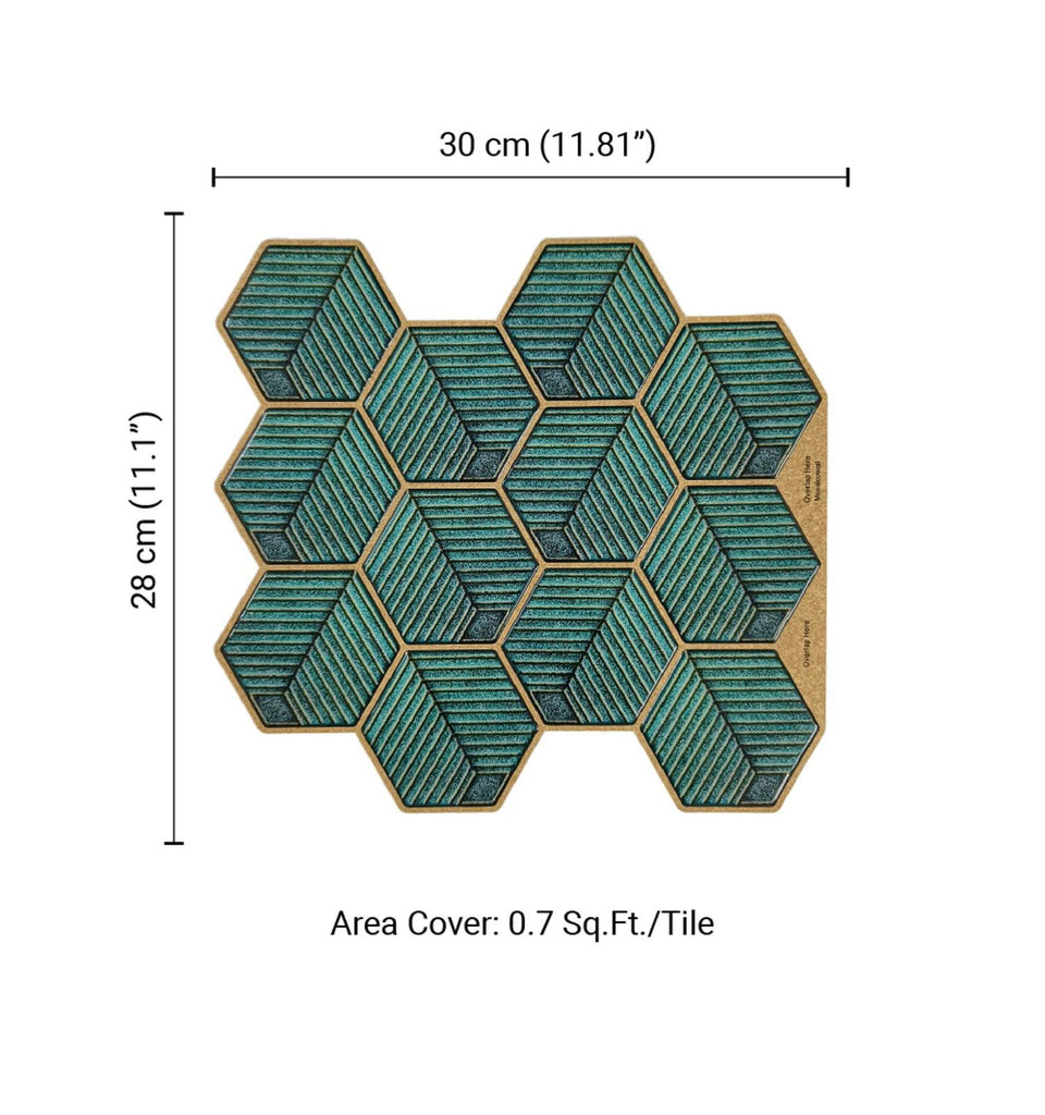 Green Peel and Stick Tiles | Peel and Stick Tiles for Kitchen – Mosaicowall